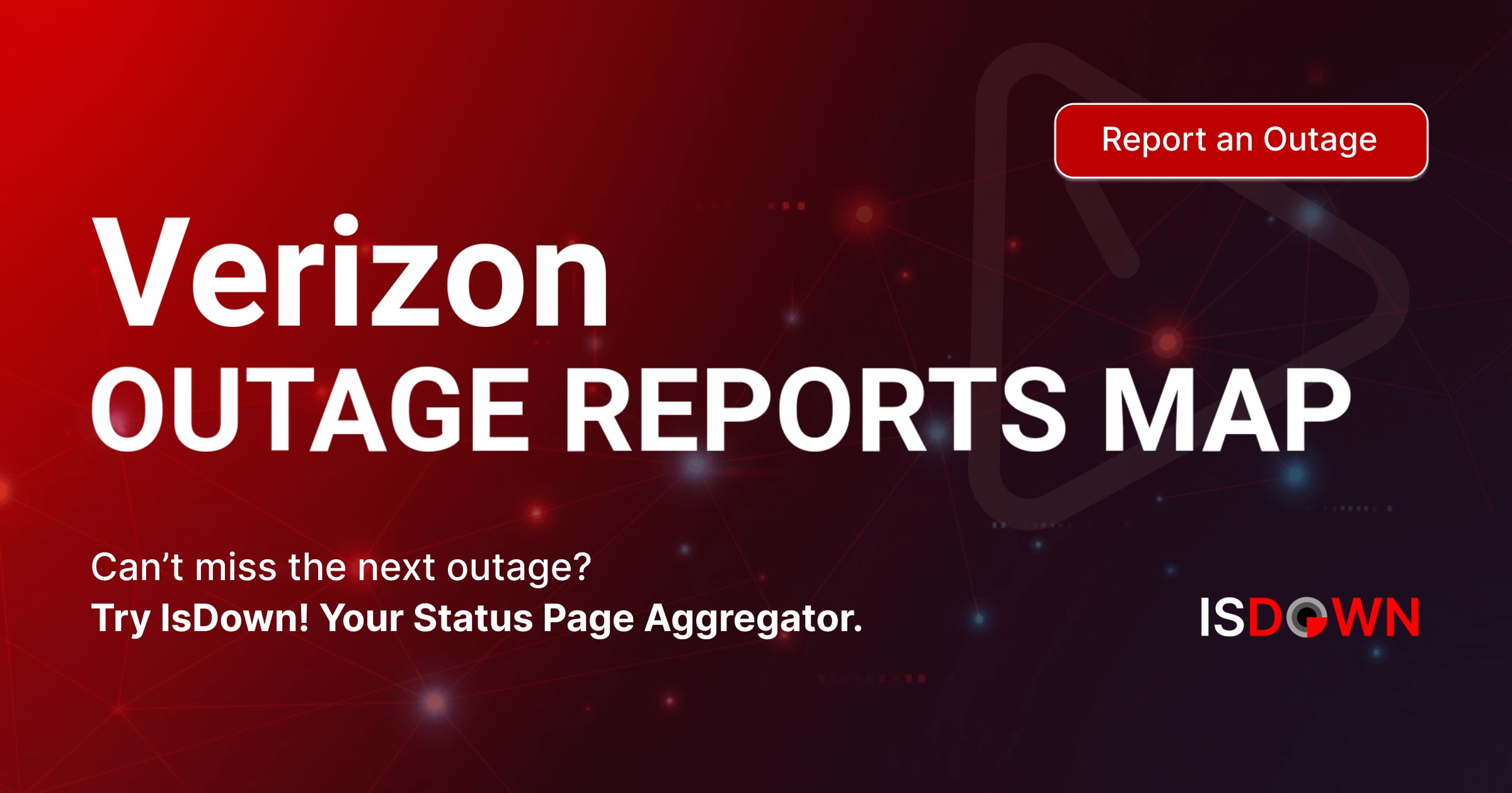 Verizon Outage Reports Map | IsDown